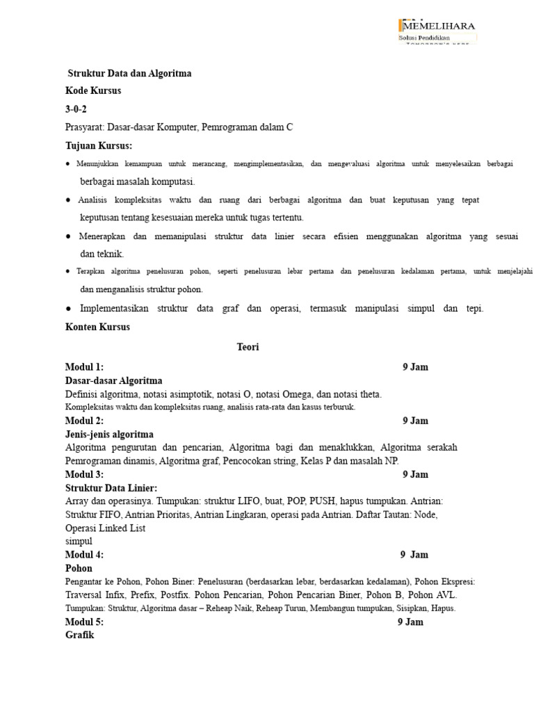 Struktur Data Dan Algoritma | PDF