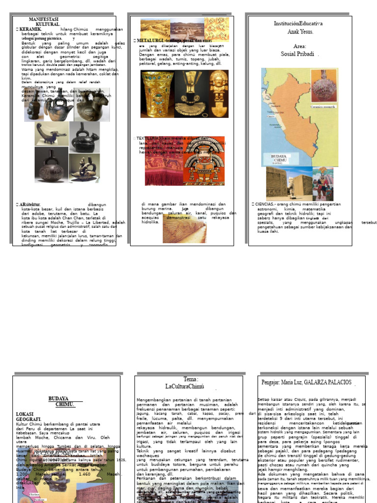 Triptik Budaya Chimu | PDF
