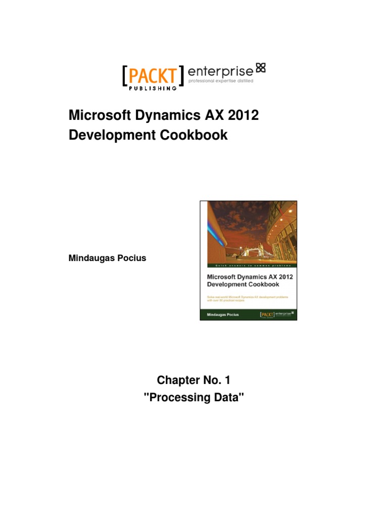 Dynamics AX 2012 Data Processing Guide | PDF | Sql | Xml