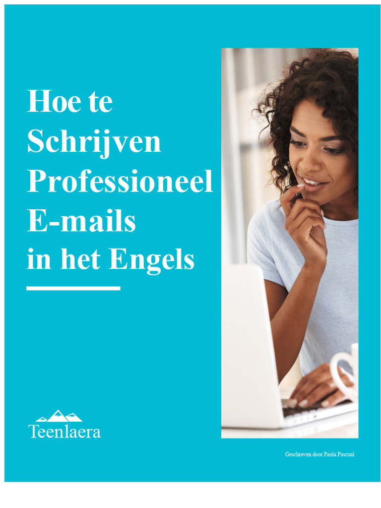 Hoe Professionele E-Mails in Het Engels Te Schrijven - de E-Boek Dat Je ...
