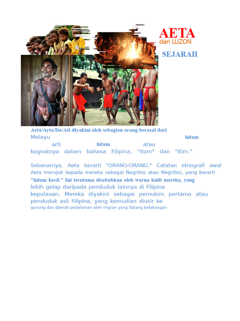 SUKU AETA (Luzon) | PDF