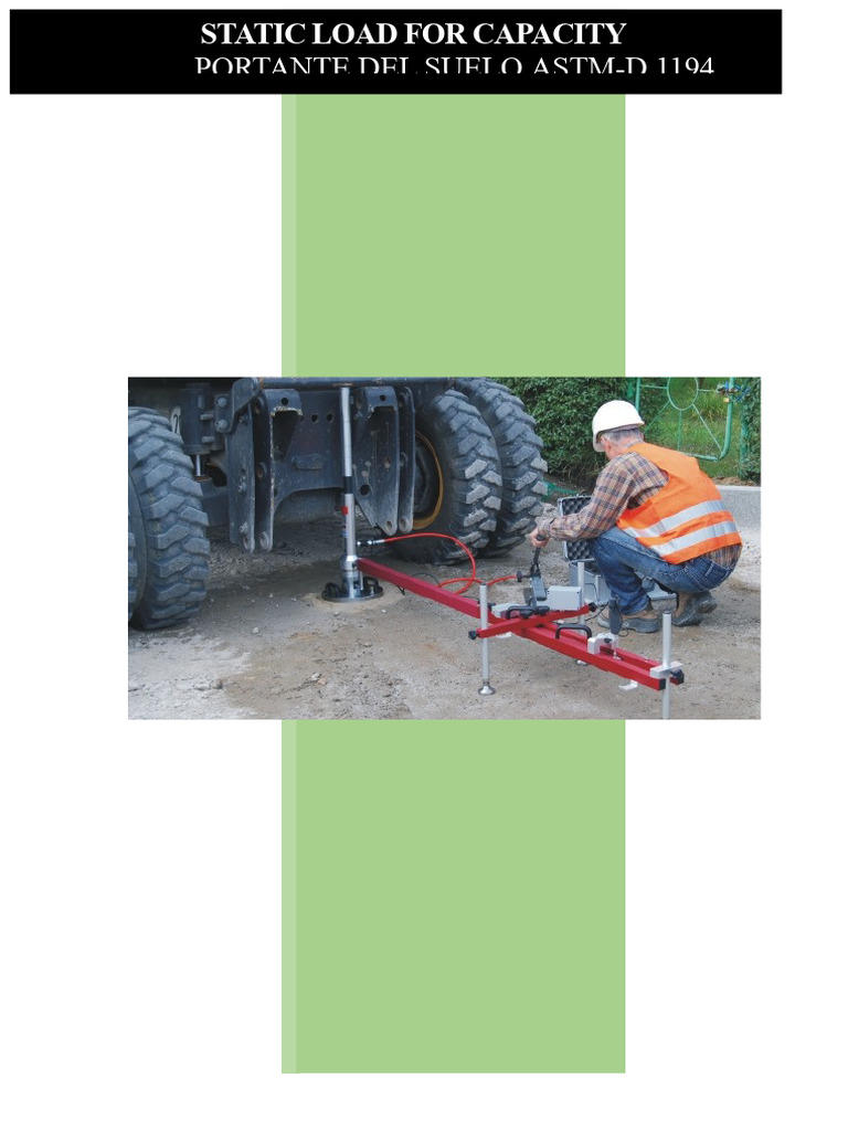 Soil Bearing Capacity Testing ASTM D1194 | PDF | Geotechnical ...