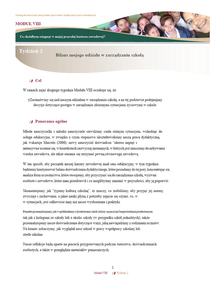 Eb - Tutorial - M8 - Tydzień 2 - 2021 | PDF
