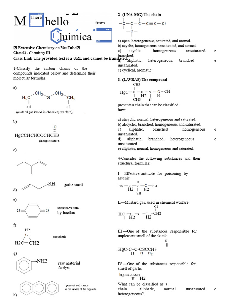 Lesson02 Chemistry3 Exercises | PDF | Aromaticity | Hydrocarbons