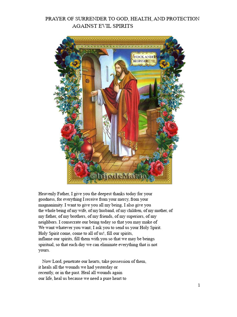 Prayer for Health and Protection | PDF | Demons | Satan