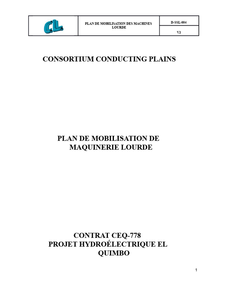 Mobilisation de Machinerie Lourde PHEQ | PDF | Véhicules | Conduite ...
