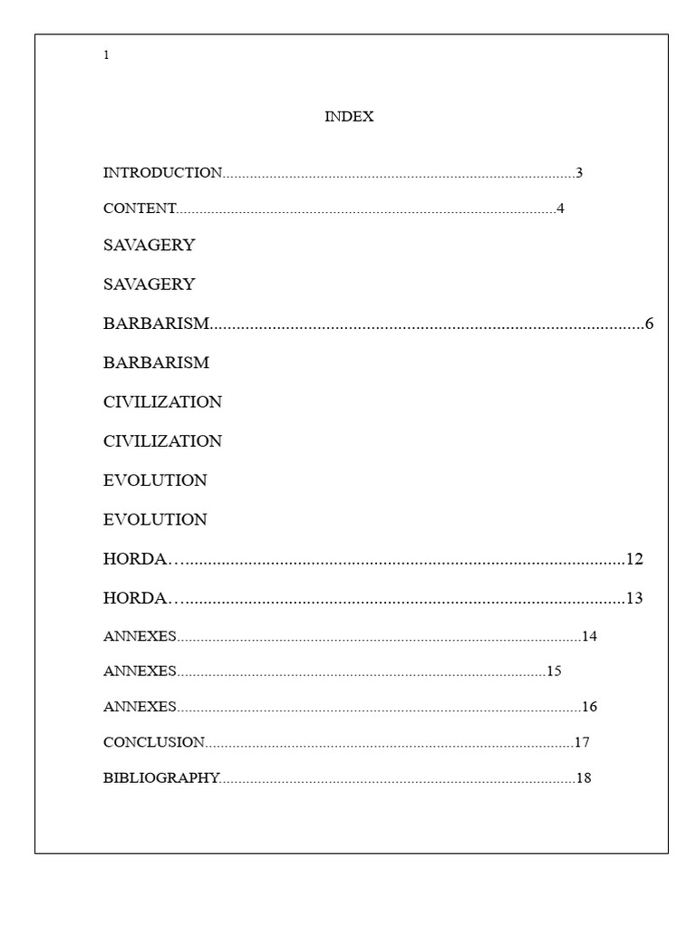 Savage, Barbarism, Civilization, Evolution, Horde | PDF | Natural ...