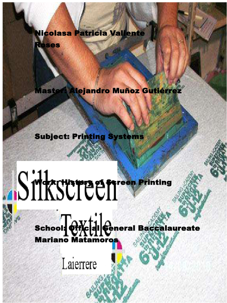 History of Screen Printing.pdf | PDF | Textiles | Paper