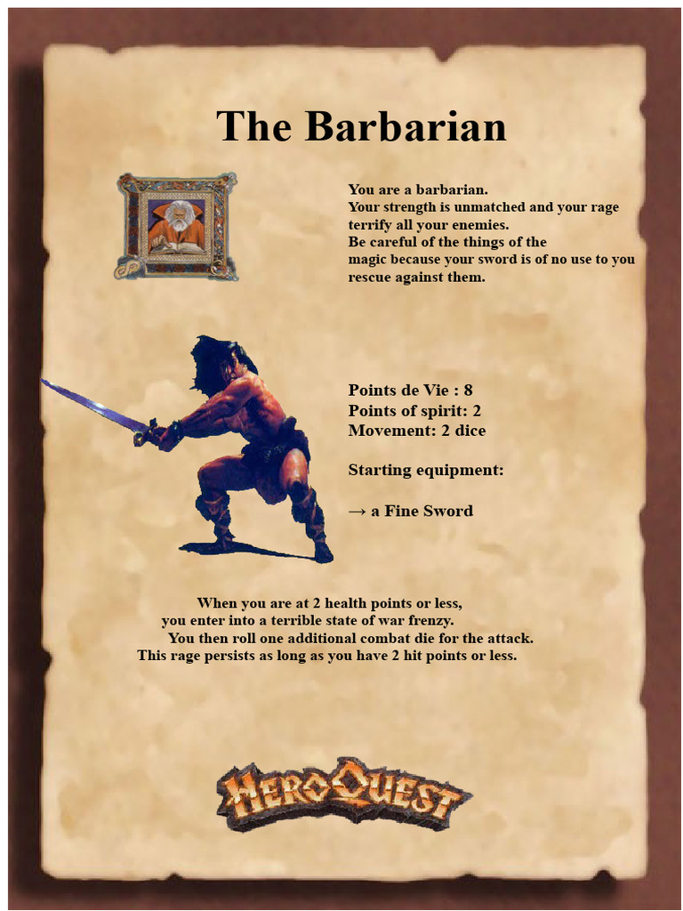Character Classes and Actions Guide | PDF