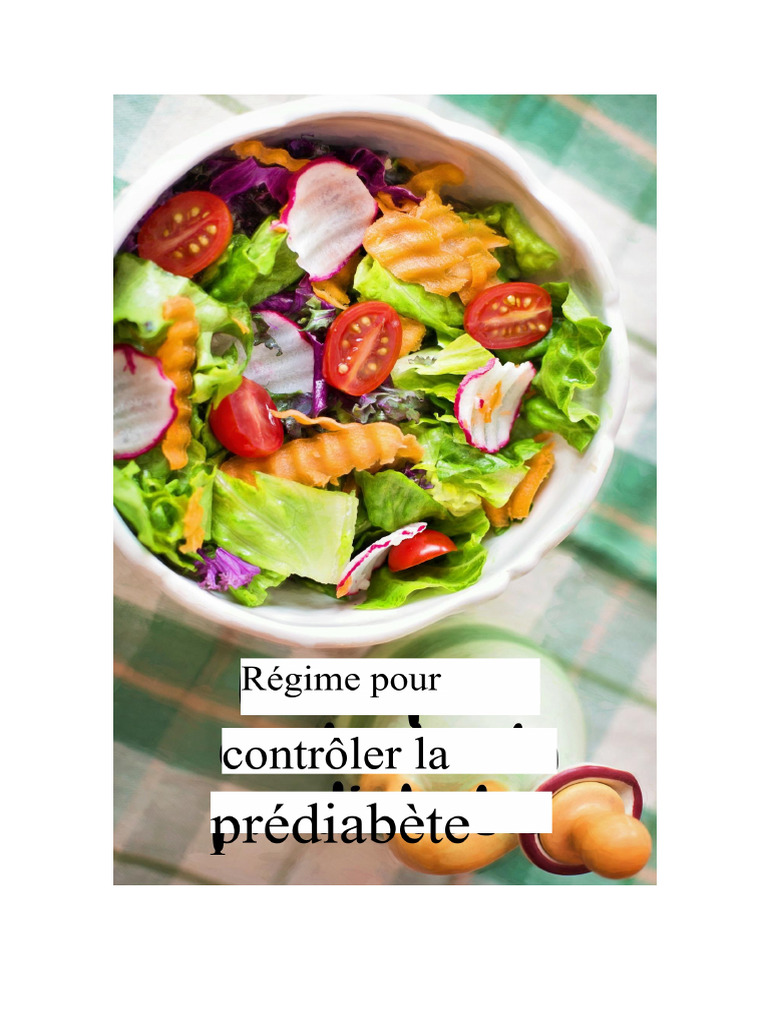 Régime Pour Contrôler La Prédiabète | PDF | Fruit | Fibre alimentaire