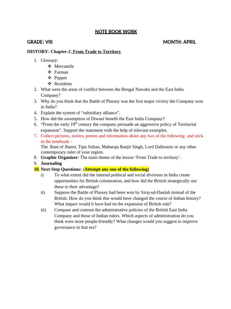 GR-8 April NB Work History-Civics | PDF | Constitution | Government