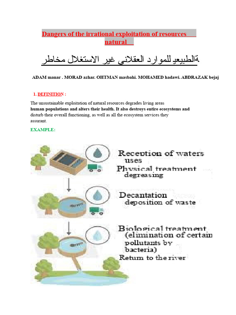 Dangers of The Irrational Exploitation of Natural Resources | PDF