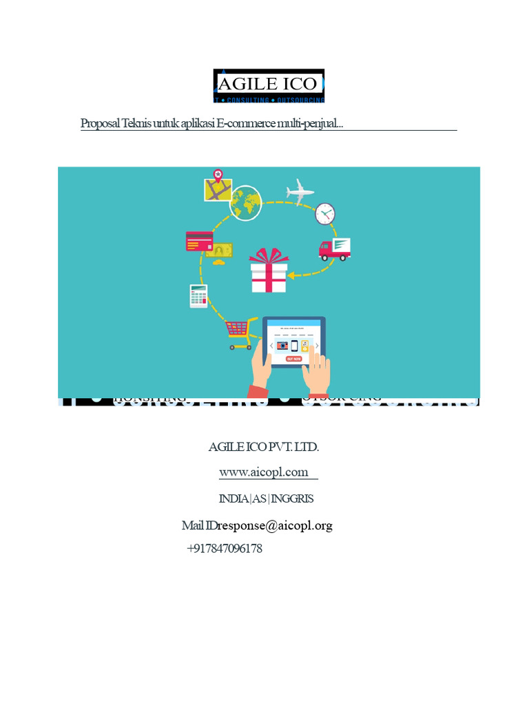 Proposal Teknis Untuk Aplikasi Ecom Multi-Penjual | PDF