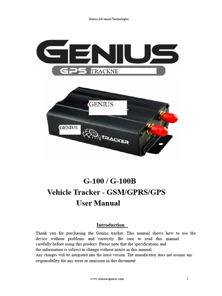 GPS G100 Manual English 2017 | PDF | Port (Computer Networking ...