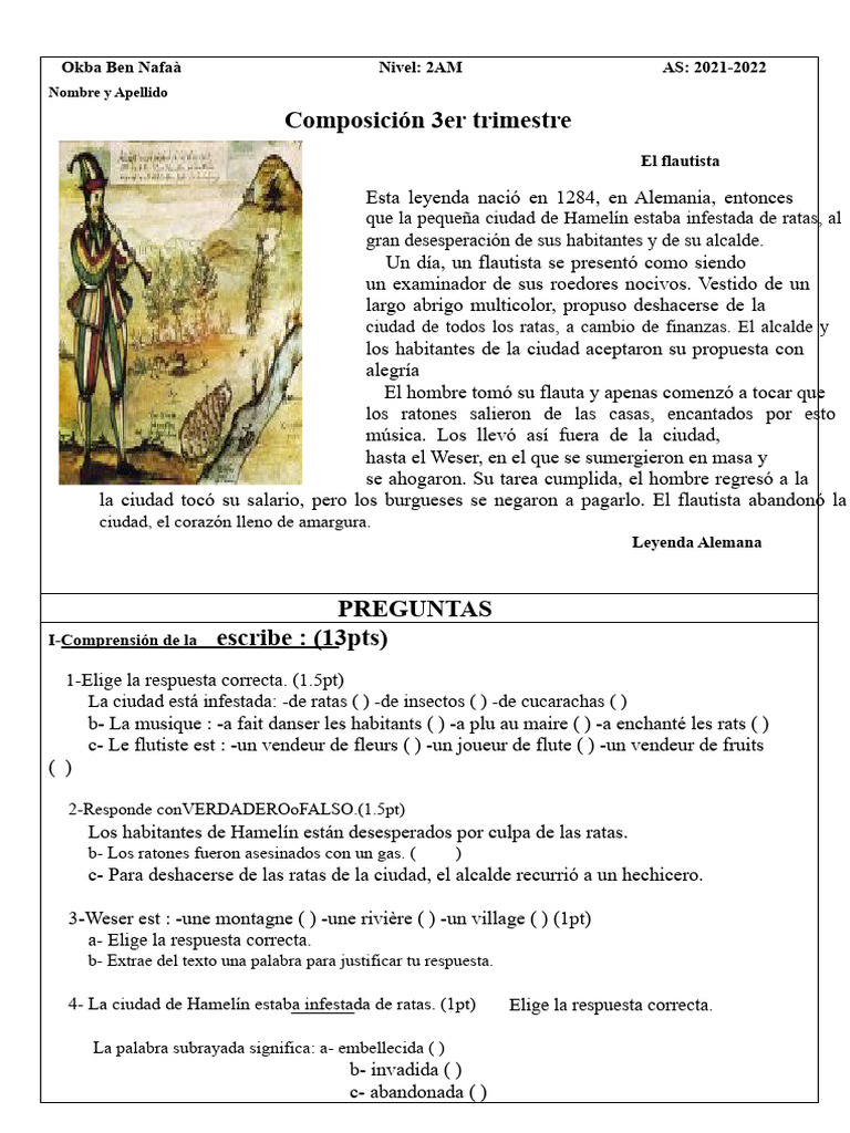 Exámenes Tr3-2°AM - Hayder | PDF | Piratería