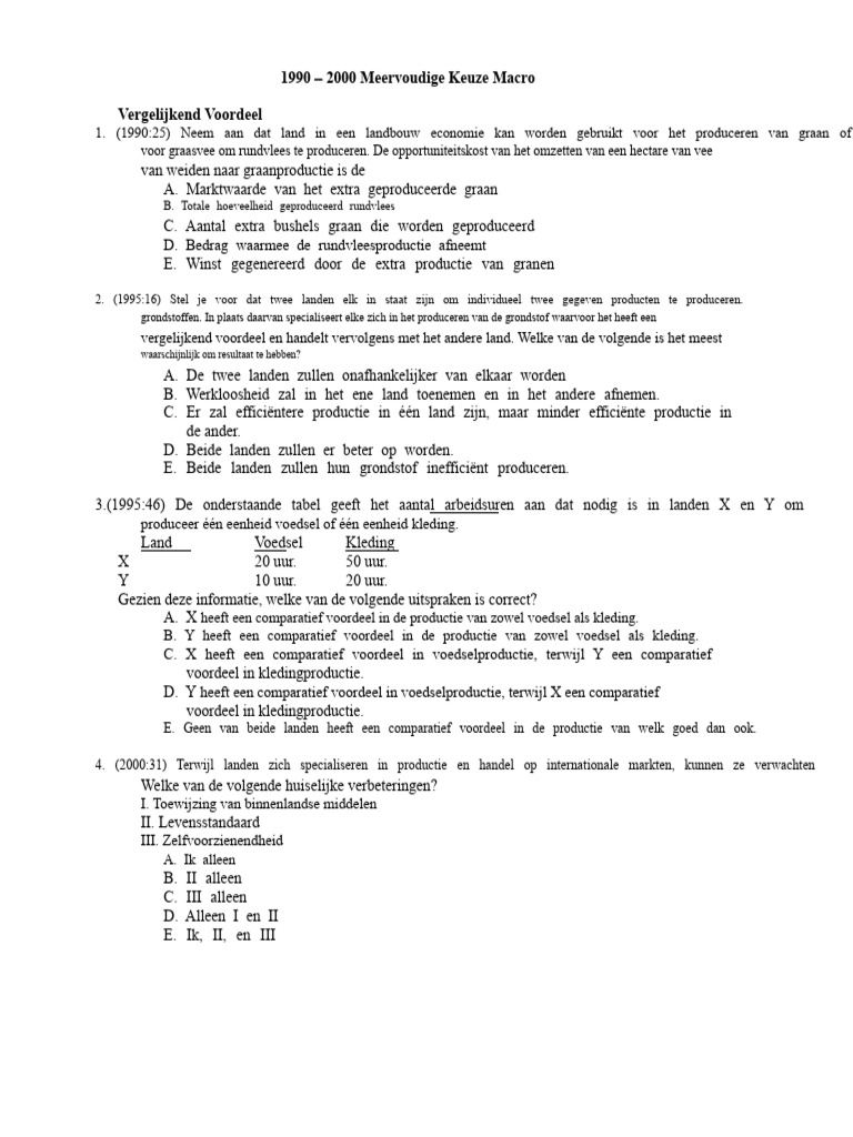 90,95,2000 Macro Meerkeuze | PDF