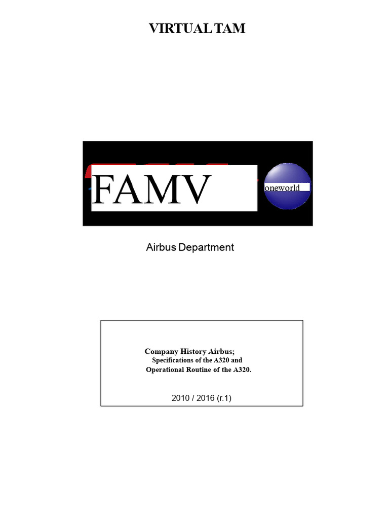 A320 Manual TAM Virtual - OPC PDF | PDF | Aircraft | Aviation