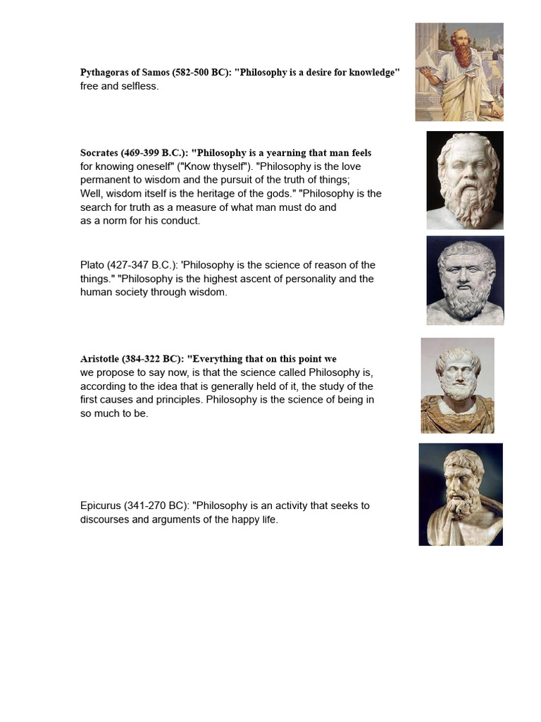 10 Definitions of Philosophy | PDF