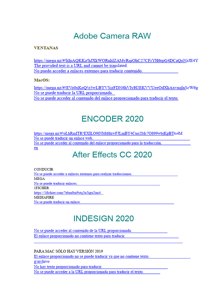 Paquete Adobe 2020 para Windows | PDF | Formato de imagen sin procesar ...