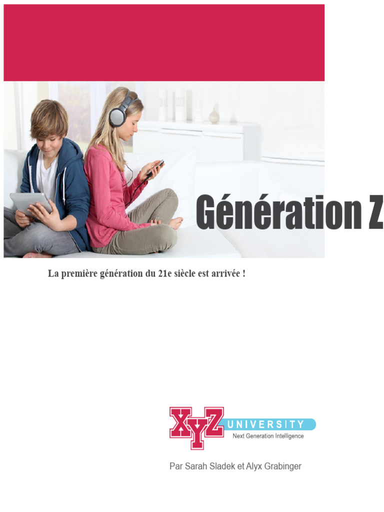 Comprendre la Génération Z | PDF | Réseautage social | Baby boomers