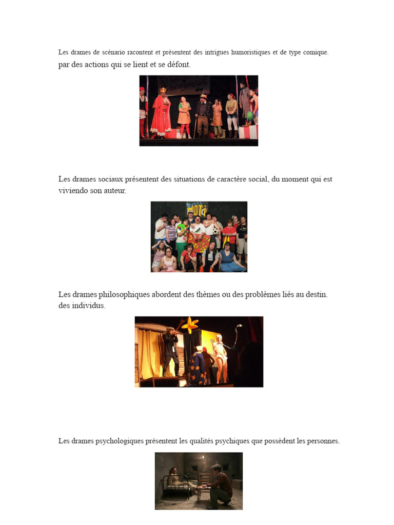 Types de drame et leurs caractéristiques | PDF