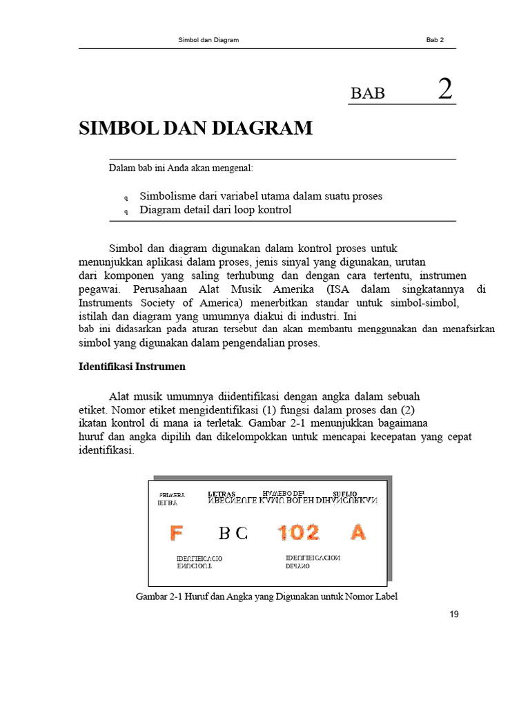 Simbol dan Diagram Kontrol Proses | PDF