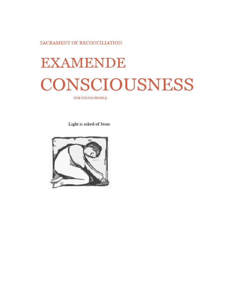 Examination of Conscience For Young People | PDF | Penance | Confession ...