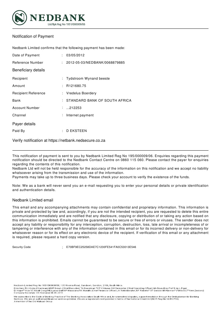 Proof of Payment | PDF | Payments | Cyberwarfare