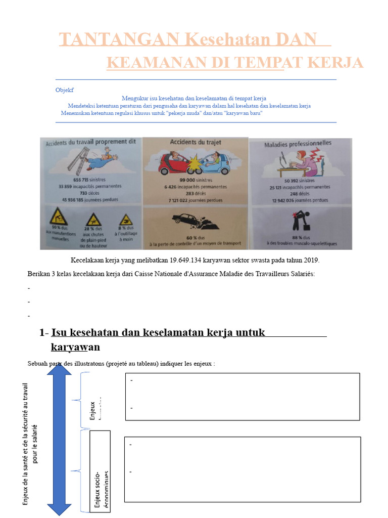 13 - Tantangan Kesehatan Dan Keselamatan Kerja | PDF
