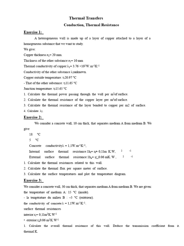 TD Thermal Transfers C | PDF | Thermal Insulation | Thermal Conduction