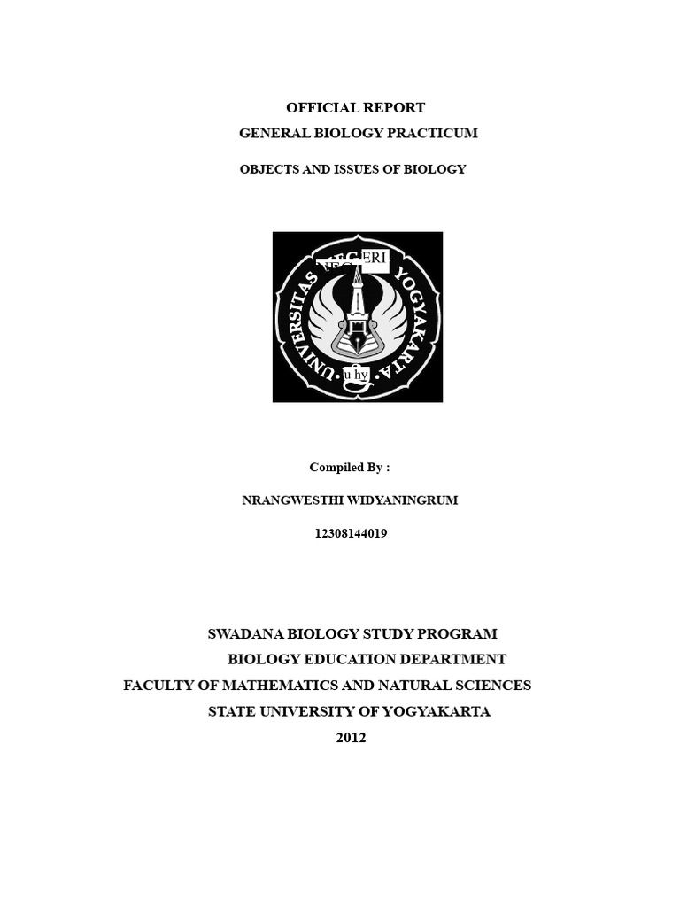 Objects and Issues of Biology | PDF | Cell (Biology) | Biology