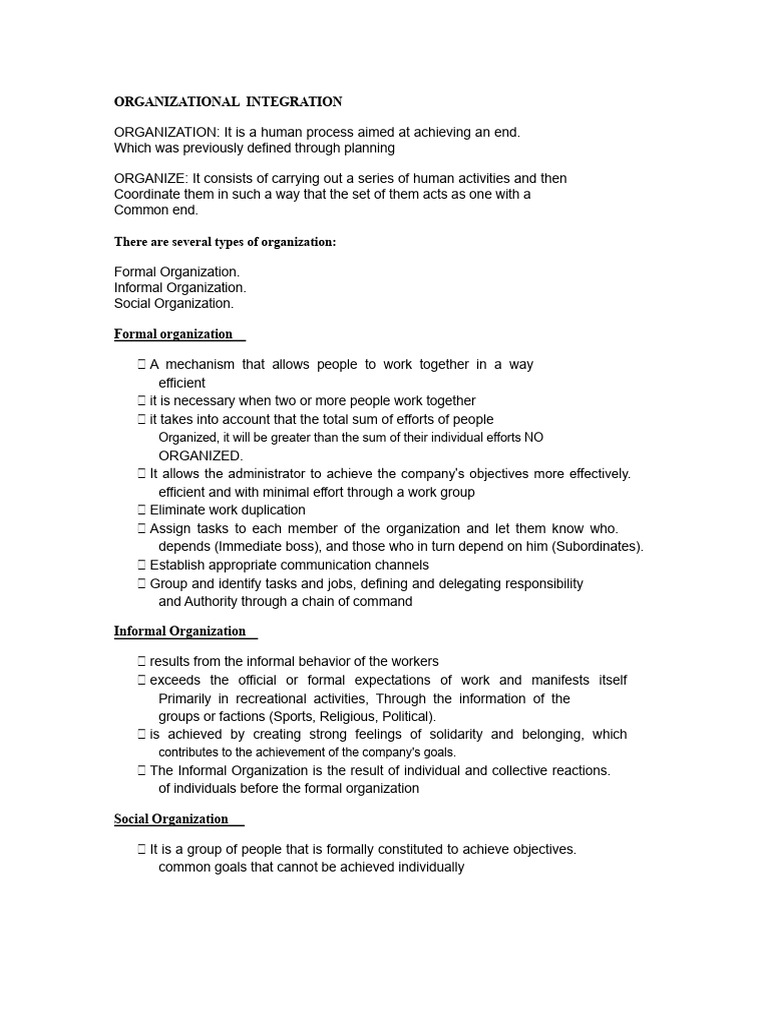 Types of Organizational Structures Explained | PDF | Social Psychology ...