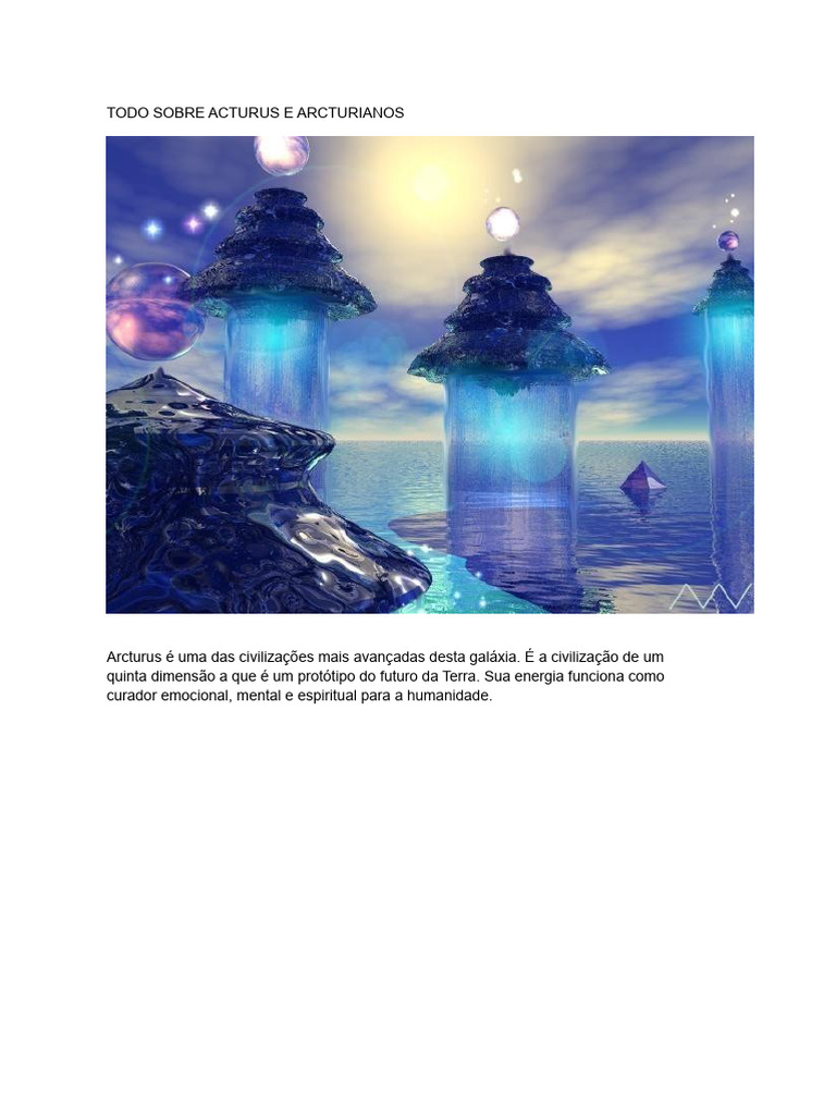Tudo Sobre Acturus e Arcturianos | PDF | Tempo | Universo