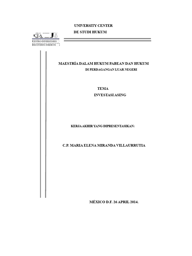 Investasi Asing | PDF