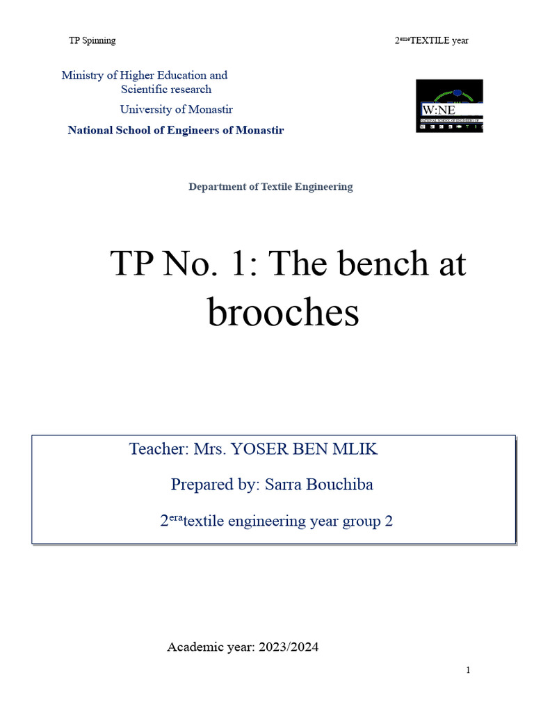 Pin Bench Operations in Textile Spinning | PDF | Spinning (Textiles ...