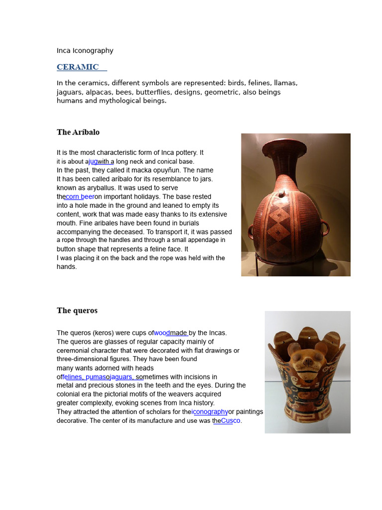 Inca Iconography | PDF