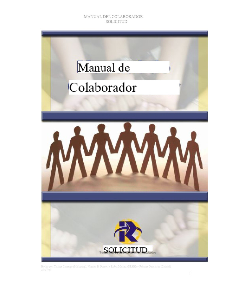 Manual del Colaborador Request | PDF | Archivo de computadora | Calidad ...