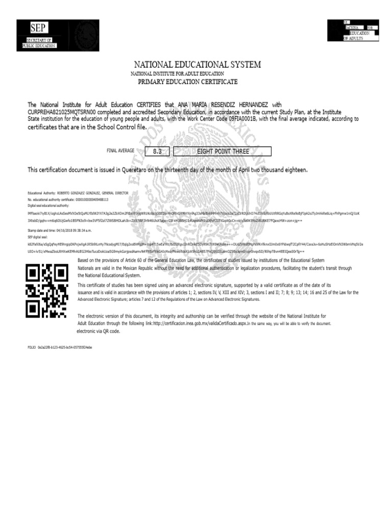 Ana Maria Resendiz Primary School | PDF | Authentication | Access Control