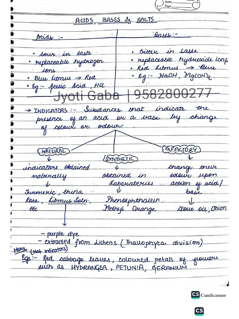 X Sci CH 2 Notes Main | PDF