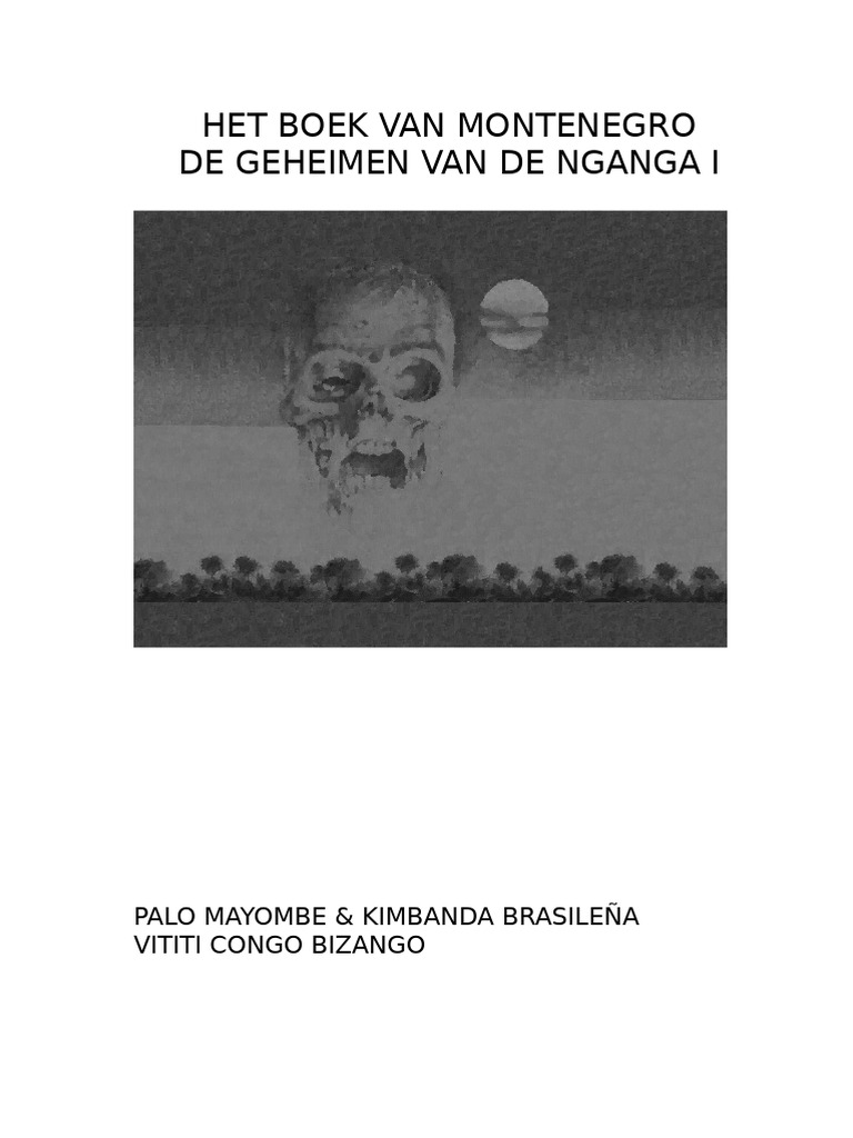 Dokumen - Tips Vititi Congo Bizango Het Boek Van Montenegro Nganga 1 | PDF