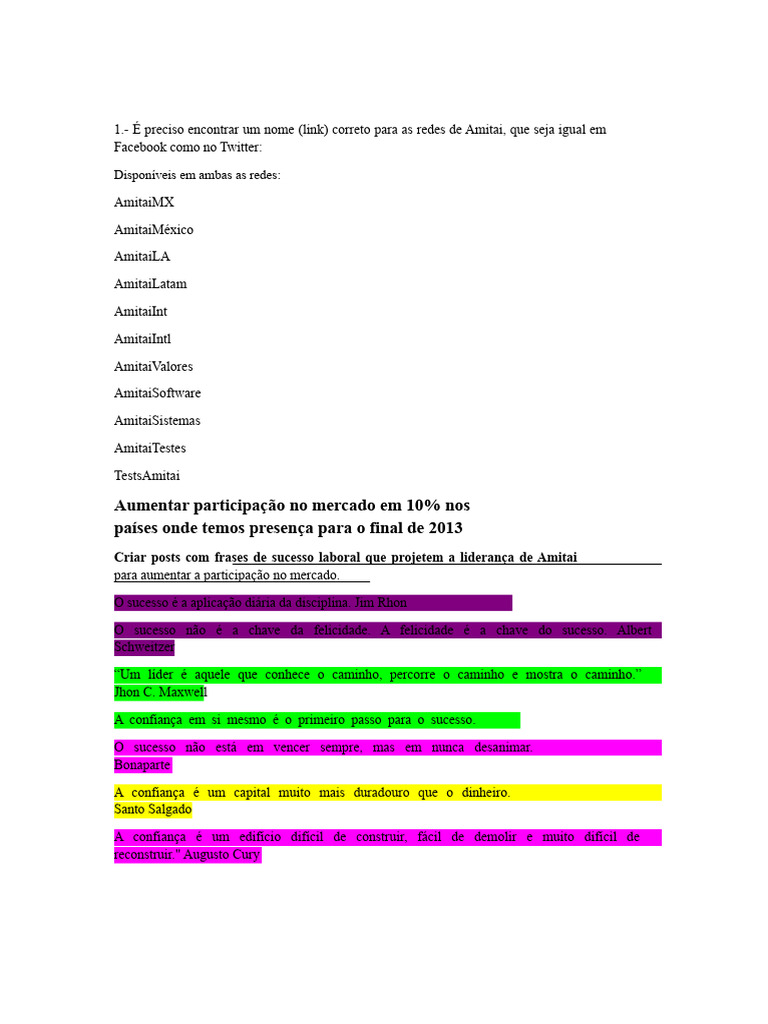 Stock Amitai e objetivos.docx | PDF | Gestão de recursos humanos