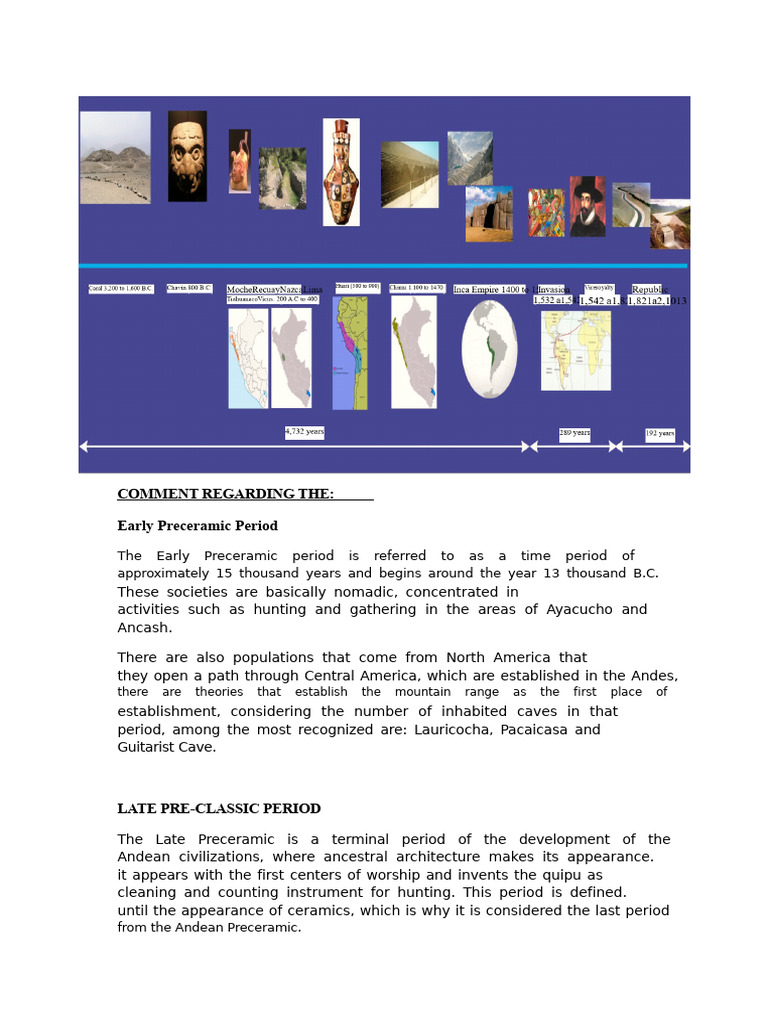 Preceramic Period | PDF