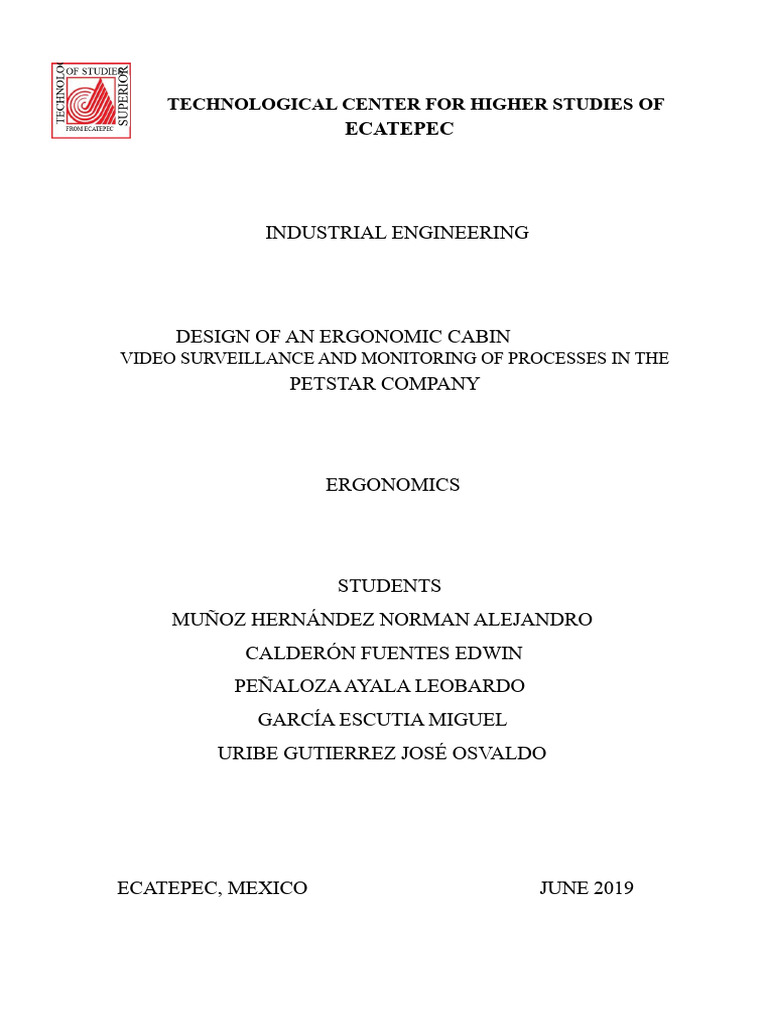 Ergonomic Cabin | PDF