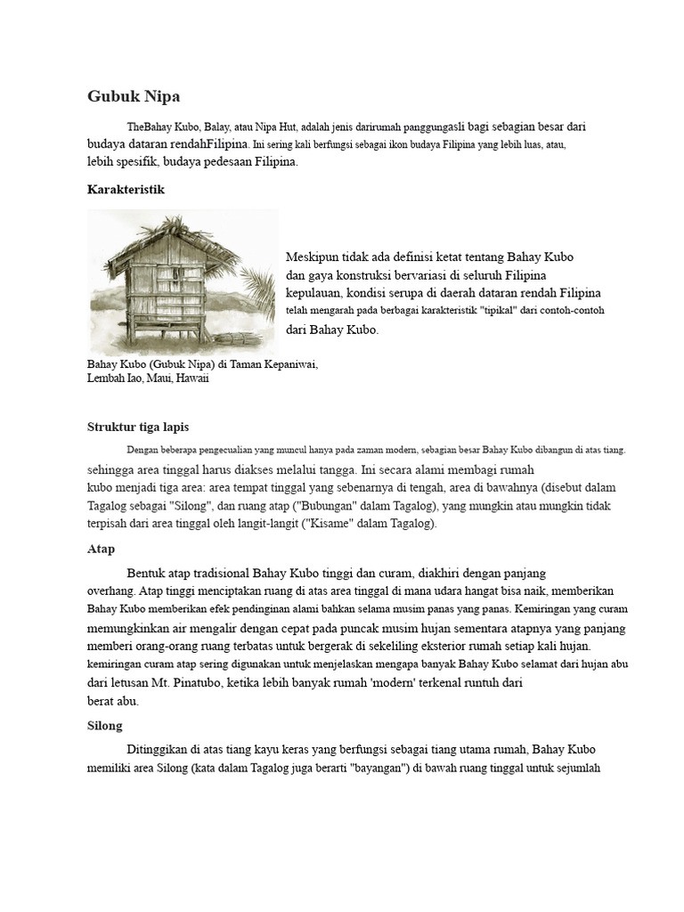 Nipa Hut.docx | PDF