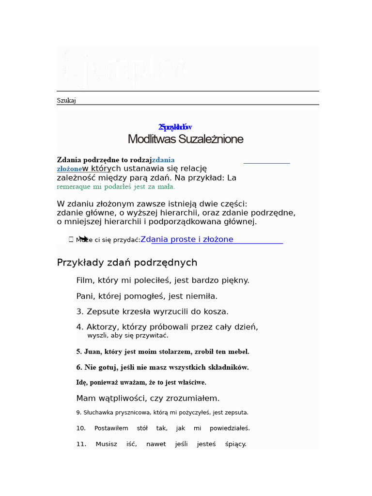 Oraciones Subordinadas | PDF