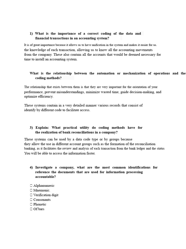 Data Encoding | PDF | Expense | Financial Accounting