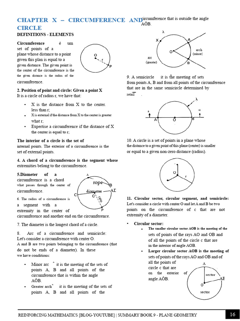 Understanding Circle Geometry Concepts | PDF | Circle | Perpendicular