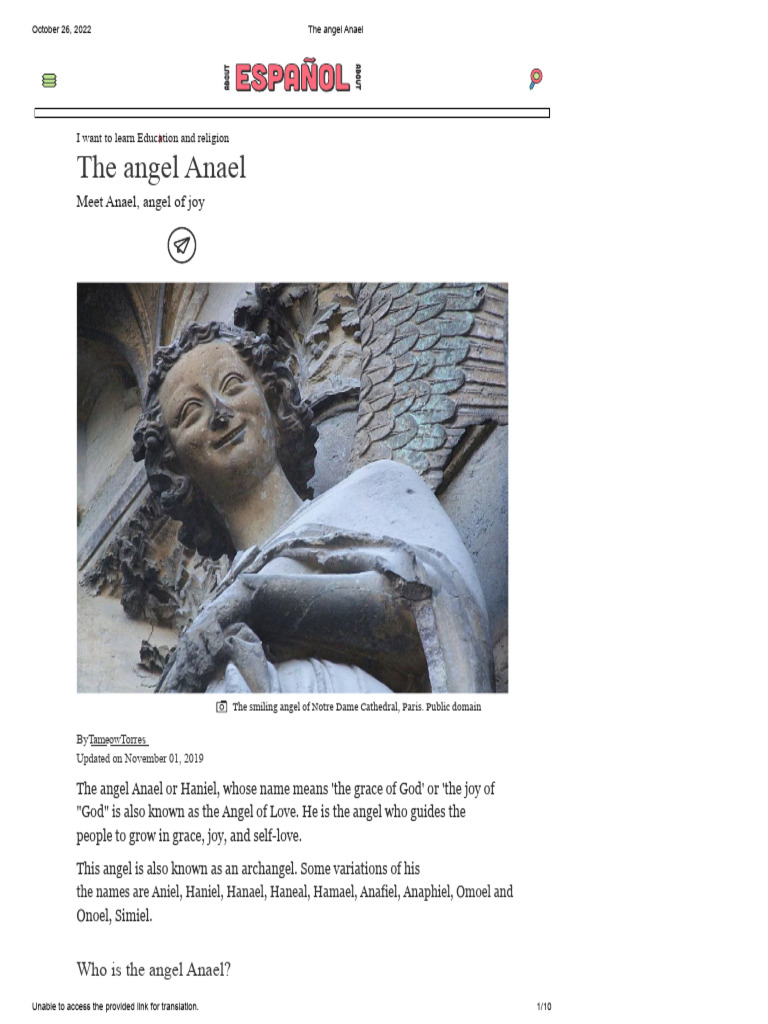 Understanding Archangel Anael | PDF | Angel | Archangel