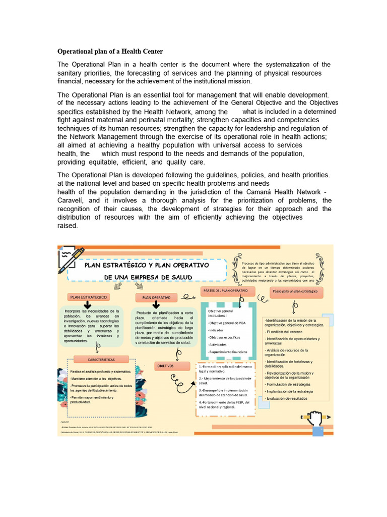 Health Center Operational Plan Guide | PDF | Strategic Planning