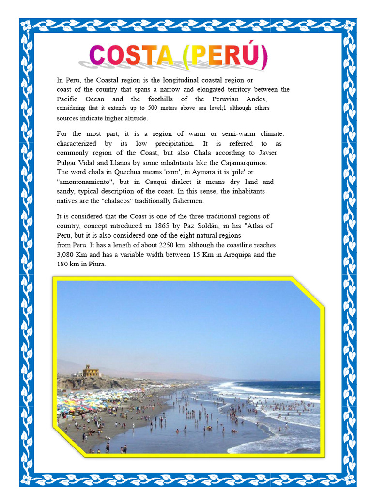 The Coast of Peru | PDF